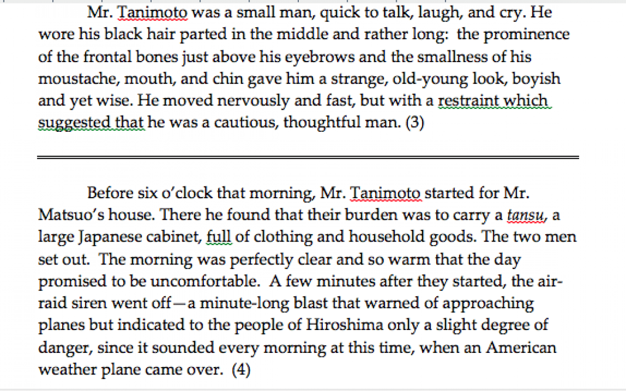 Attribution Exercise – Reading Narrative Journalism (2024)